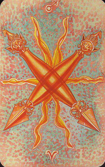 Two Of Wands Thoth Tarot Card Tutorial Esoteric Meanings Two Of Wands Thoth Tarot Card Tutorial Esoteric Meanings