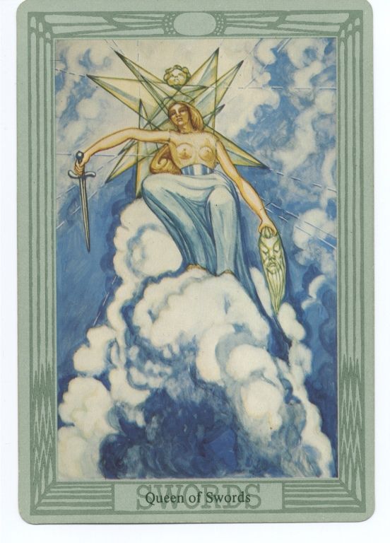 Queen of Swords Thoth Tarot Card Tutorial - Esoteric Meanings