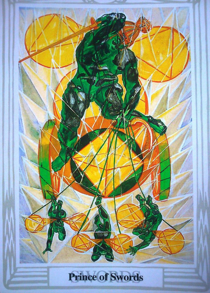Prince of Swords Thoth Tarot Card Tutorial - Esoteric Meanings